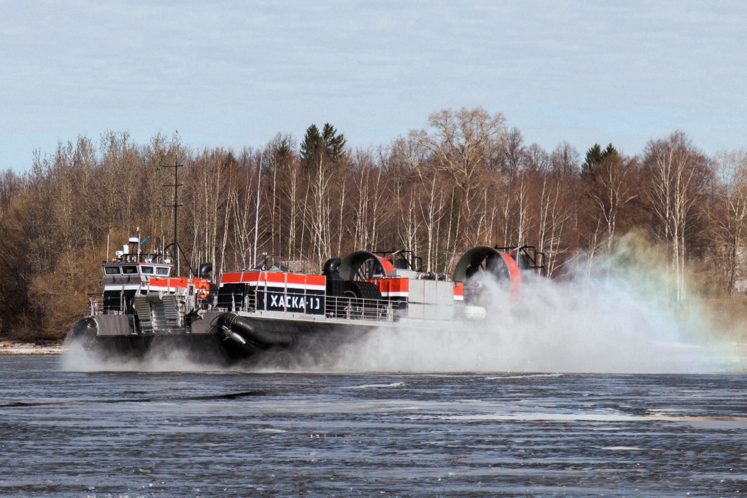 Rybinsk Shipyard Launchs Haska-10 Hovercraft