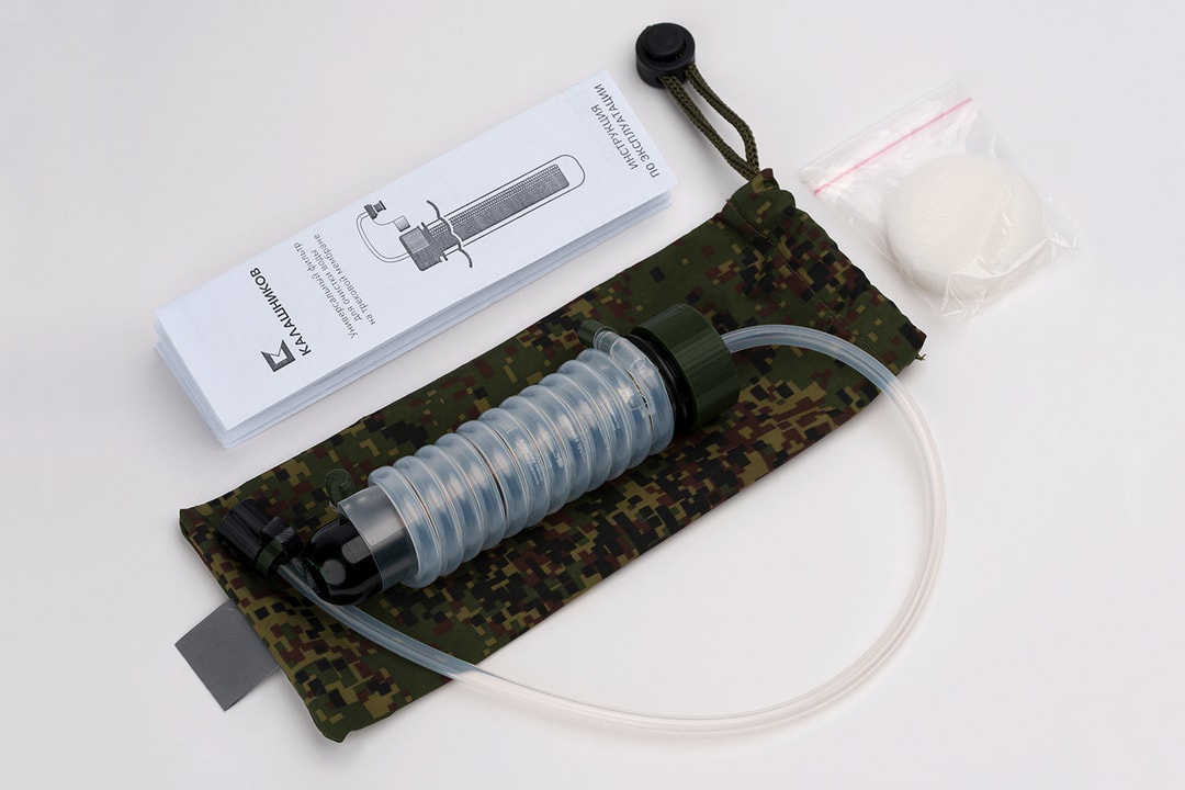 Kalashnikov Develops Personal Water Filter for Combat Use