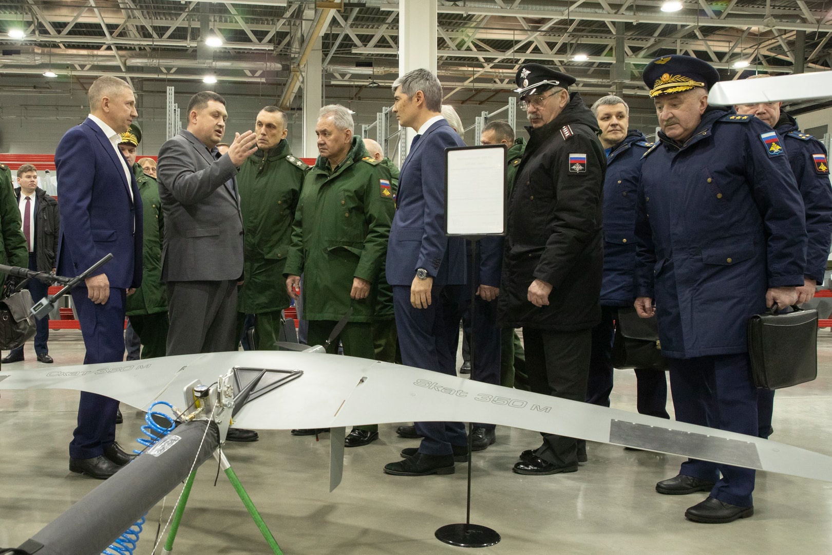 Sergey Shoygu Visits Kalashnikov's UAV Production Facilities