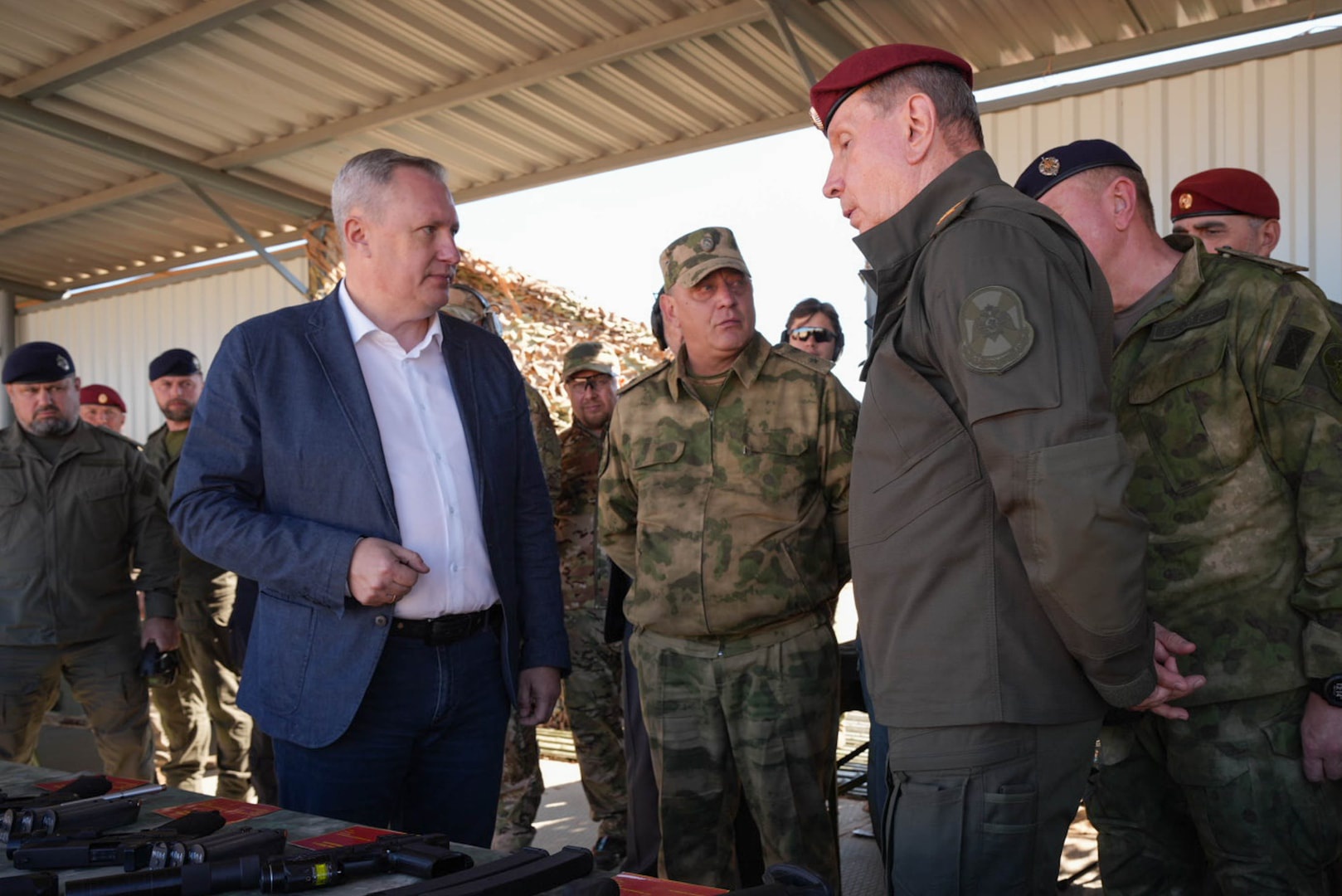 Hero of Russia Viktor Zolotov, Director of Rosgvardiya, Trials RPL-20 ...