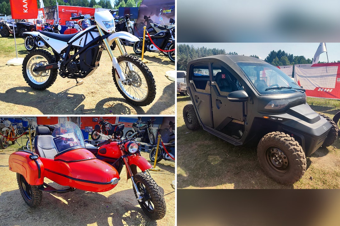 Kalashnikov Unveils New Electric Motorcycles