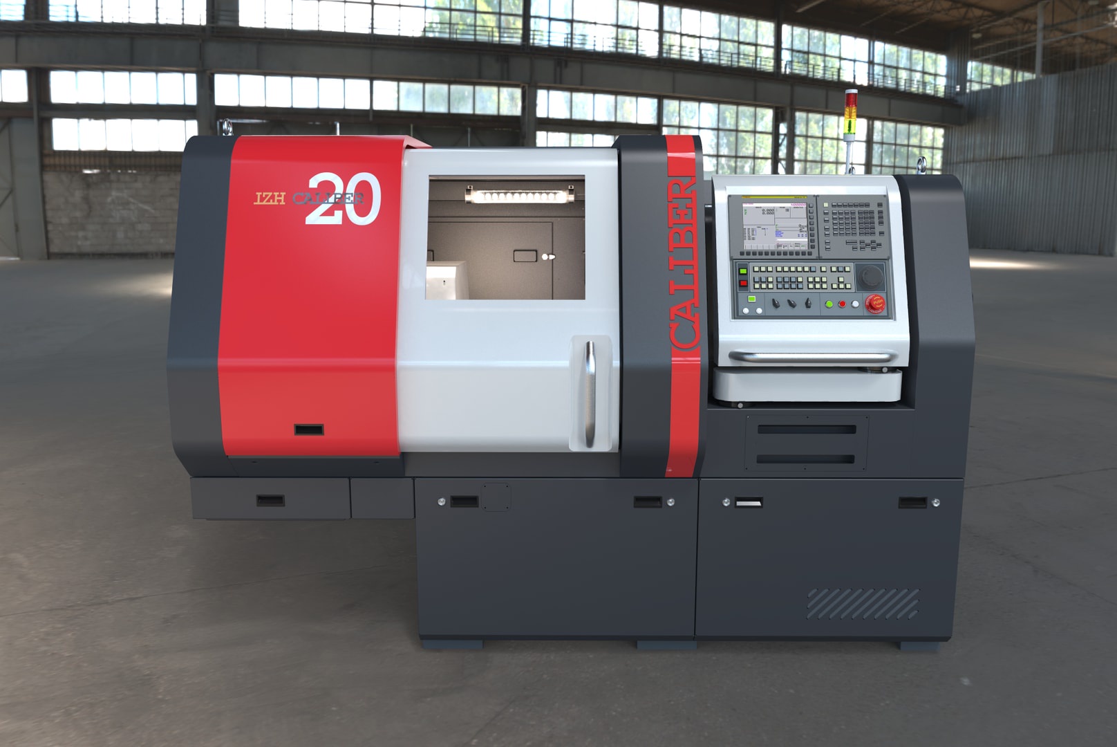 CNC longitudinal turning machine IZH Caliber 20 || Kalashnikov Group